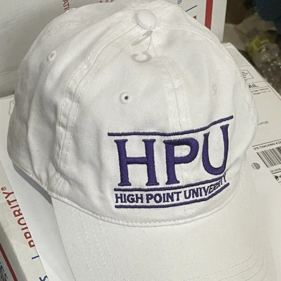 Accessories | High Point University Strapback Hat Hpu Split Bar Logo ...